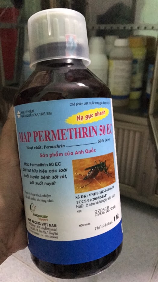 Thuốc diệt muỗi Map Permethrin 50EC chính hãng Map Pacific