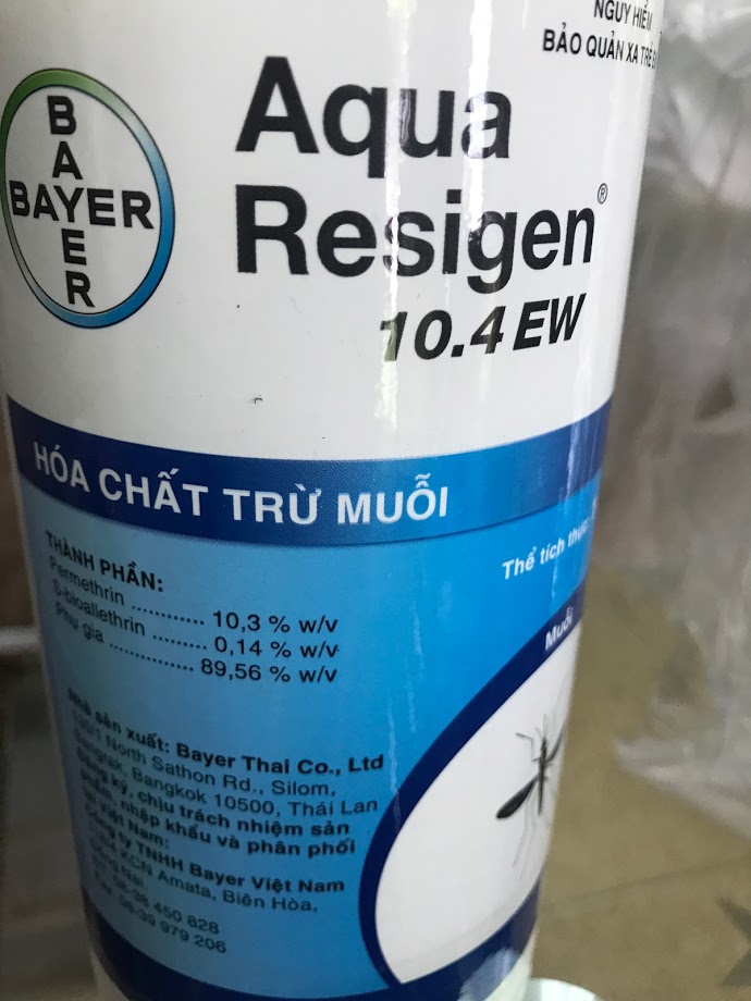 Thuốc diệt muỗi Aqua Resigen 10.4EW Bayer Thái Lan